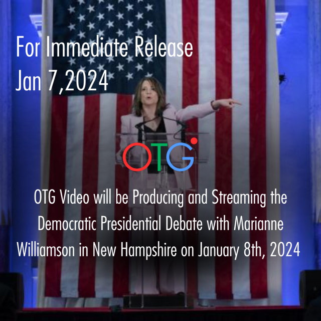 OTG Video Produces the Democratic Presidential Debate Between Marianne ...
