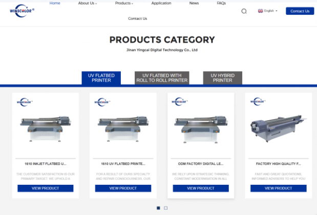 Jinan Yingcai Digital Technology Global Leading UV Flatbed Printer ...
